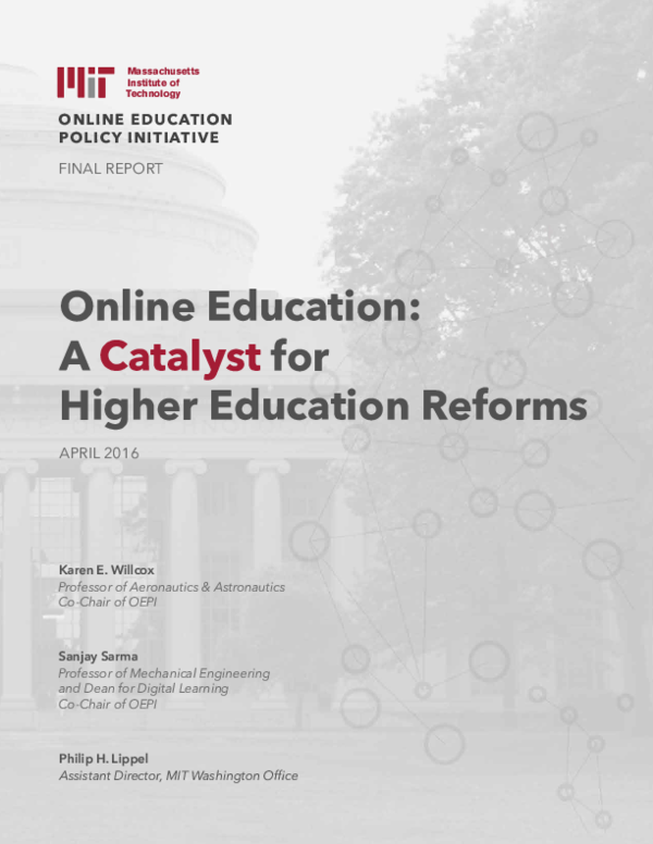 (PDF) Online Education: A Catalyst for Higher Education Reforms