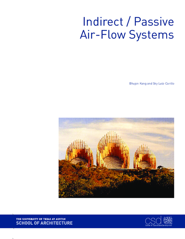 (PDF) Indirect/passive air-flow systems