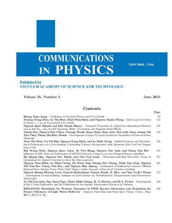 Pdf Influence Of Ase Noise On Performance Of Dwdm Networks Using Low