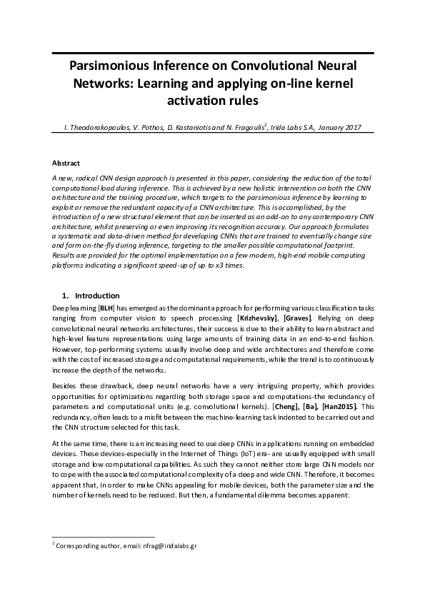 (PDF) Parsimonious Inference on Convolutional Neural Networks: Learning and applying on-line ...