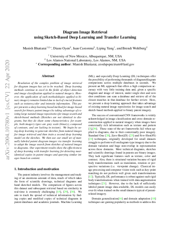 Pdf Diagram Image Retrieval Using Sketch Based Deep Learning And