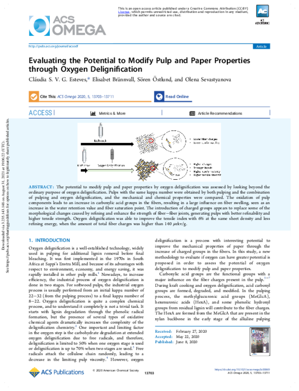 (PDF) Evaluating the Potential to Modify Pulp and Paper Properties ...