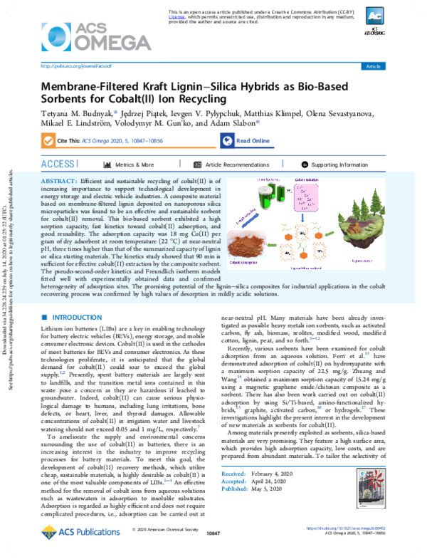 (PDF) Membrane-Filtered Kraft LigninSilica Hybrids as Bio-Based ...