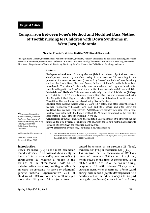 (PDF) Comparison Between Fones Method and Modified Bass Method of ...