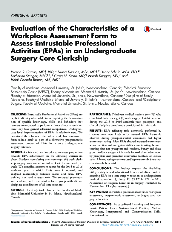 (PDF) Evaluation of the Characteristics of a Workplace Assessment Form ...