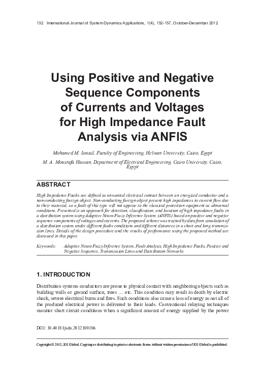 (PDF) Using Positive and Negative Sequence Components of Currents and Voltages for High ...