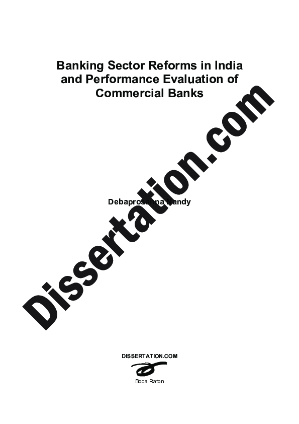 (PDF) Banking Sector Reforms in India and Performance Evaluation of ...