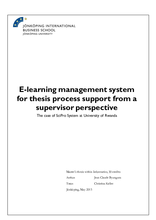 (PDF) E-learning management system for thesis process support from a ...