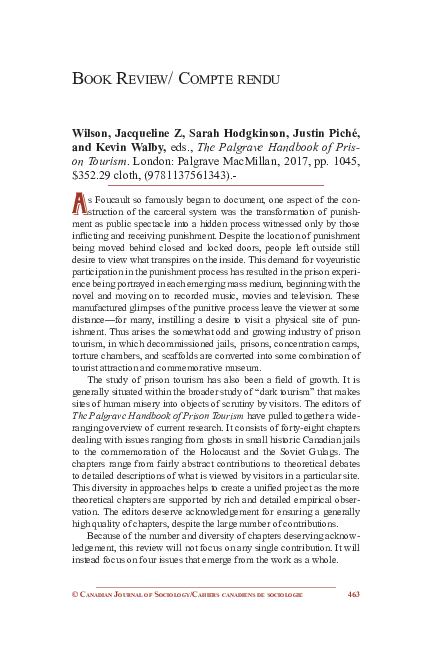(PDF) Wilson, Jacqueline Z, Sarah Hodgkinson, Justin Piche, and Kevin ...