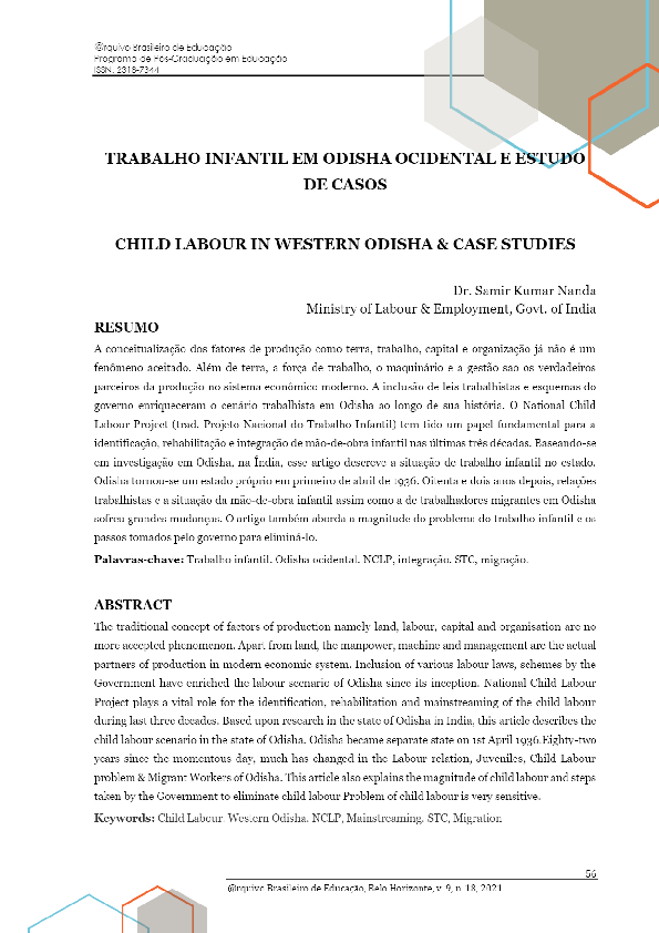 (PDF) Child Labour in Western Odisha & Case Studies