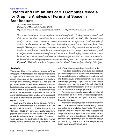 (PDF) Extents and Limitations of 3D Computer Models for Graphic ...