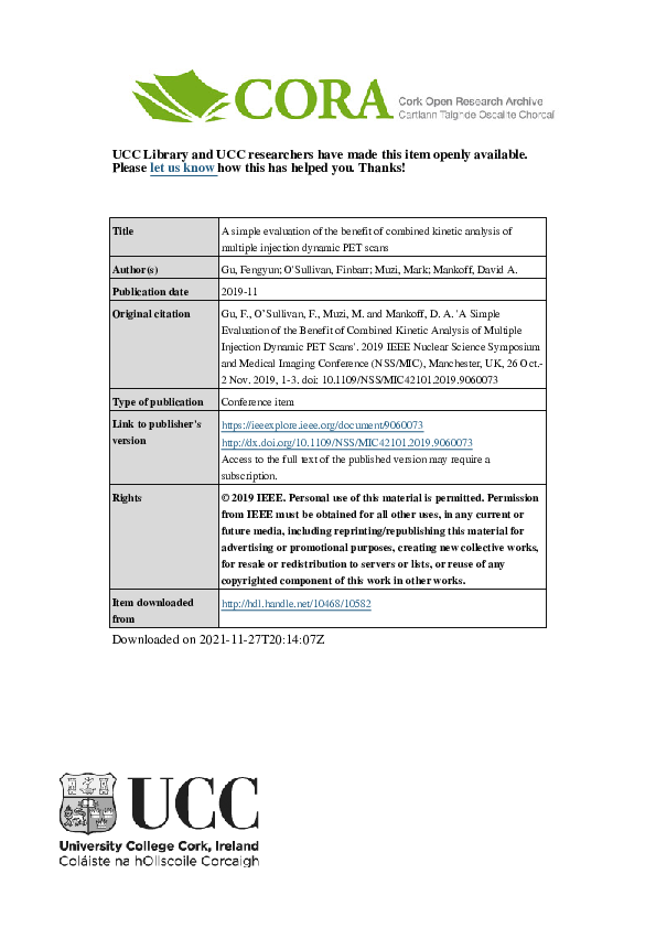 (PDF) A Simple Evaluation of the Benefit of Combined Kinetic Analysis ...
