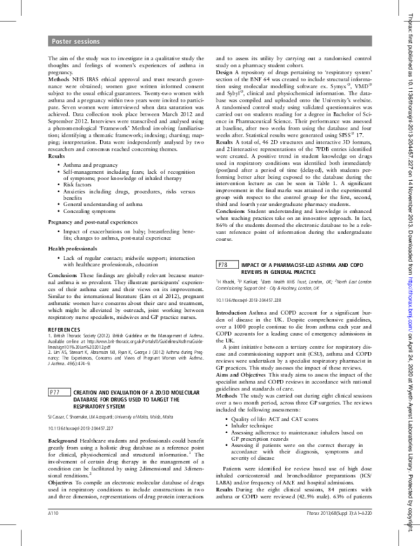 (PDF) P77 Creation and Evaluation of a 2D/3D Molecular Database for ...