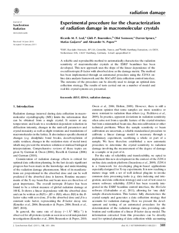 Pdf Experimental Procedure For The Characterization And Optimization Of The Power Consumption