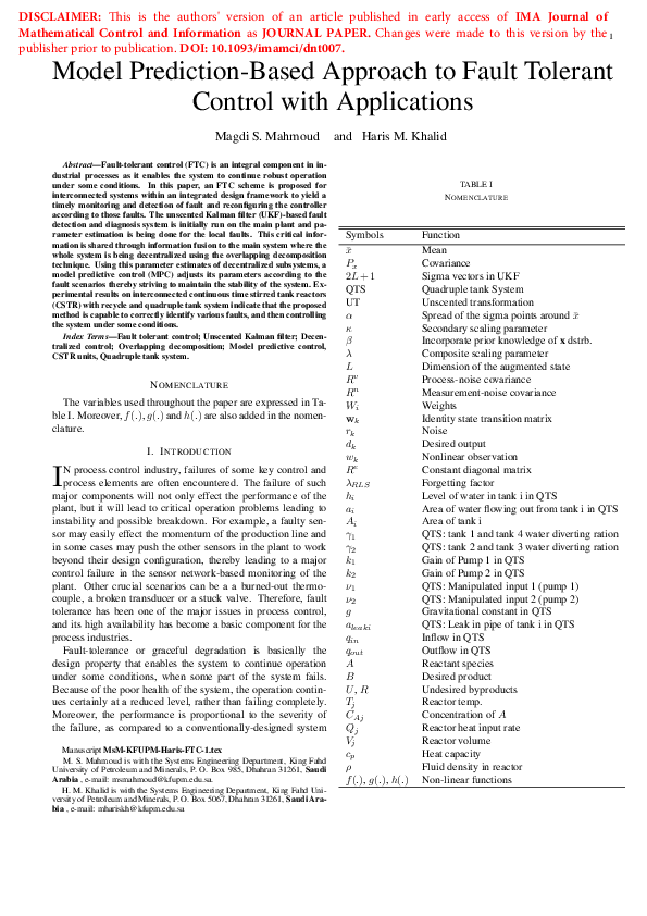 (PDF) Fault Estimation and Monitoring with Multi-Sensor Data Fusion: An ...