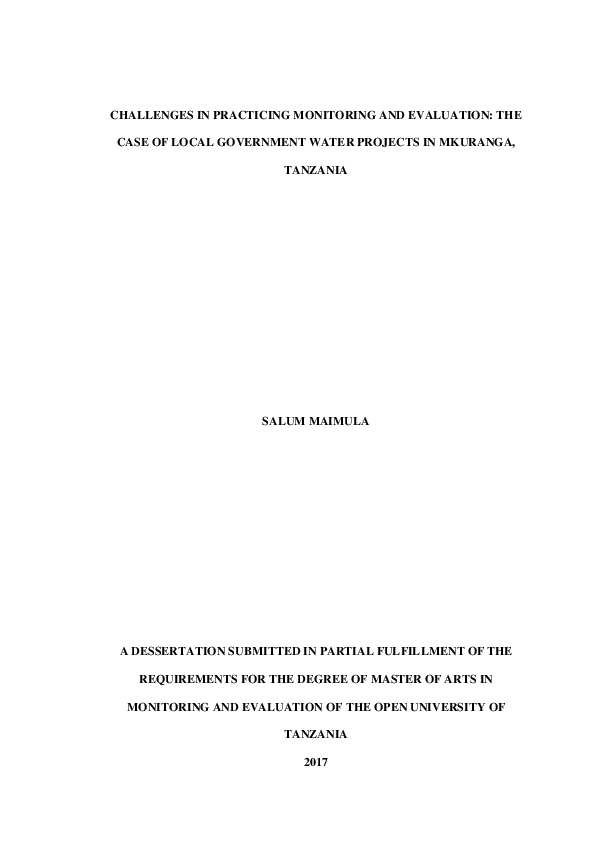 (PDF) DISSERTATION SALUM MAIMULA | Salum Maimula - Academia.edu
