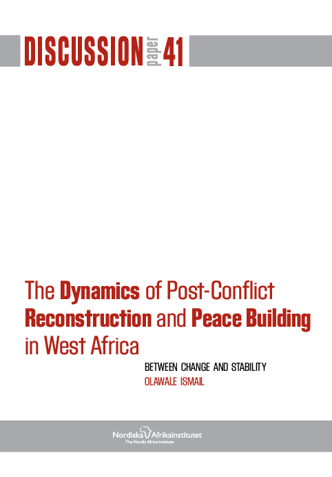 (PDF) The Dynamics of Post-Conflict Reconstruction and Peace Building ...