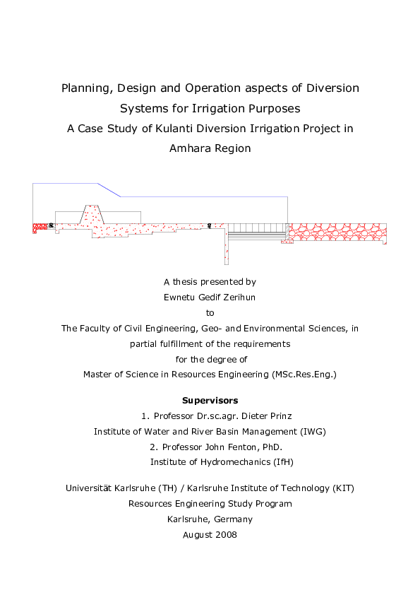 (PDF) Planning, design and operation aspects of diversion systems for ...