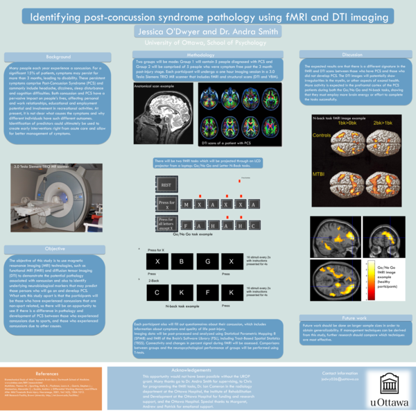 (PDF) Identifying post-concussion syndrome pathology using fMRI and DTI ...