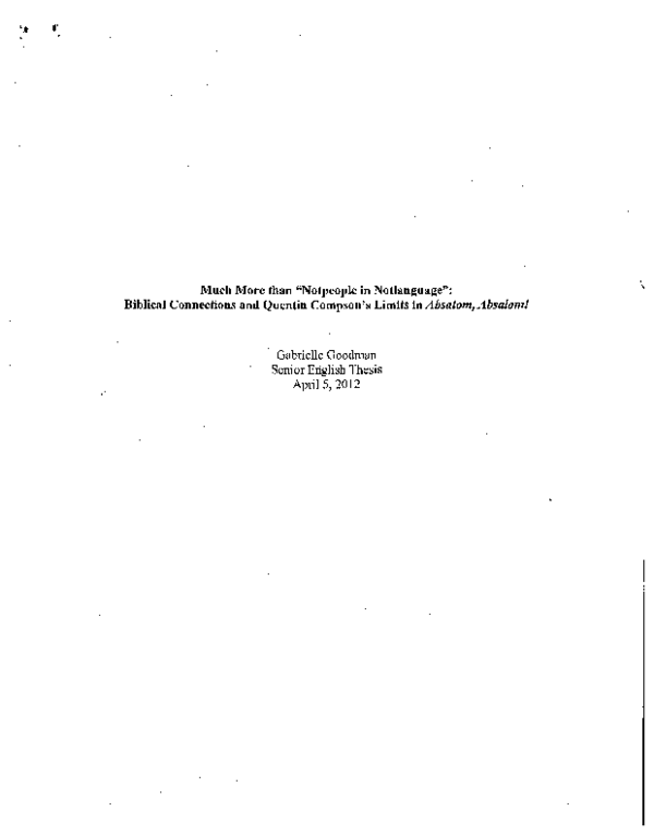 (PDF) Much More than "Notpeople in Notlanguage": Biblical Connections ...