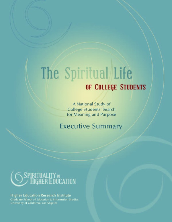 (PDF) The Spiritual Life of College Students: A National Study of ...
