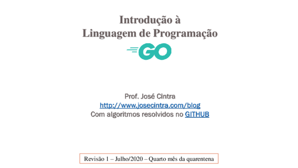 (PDF) Introdução a Linguagem de Programação GO