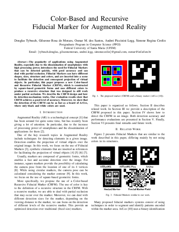 (PDF) Color-Based and Recursive Fiducial Marker for Augmented Reality ...