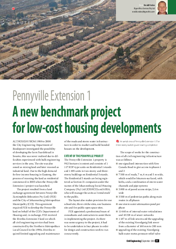 (PDF) Pennyville Extension 1 : a new benchmark project for low-cost ...