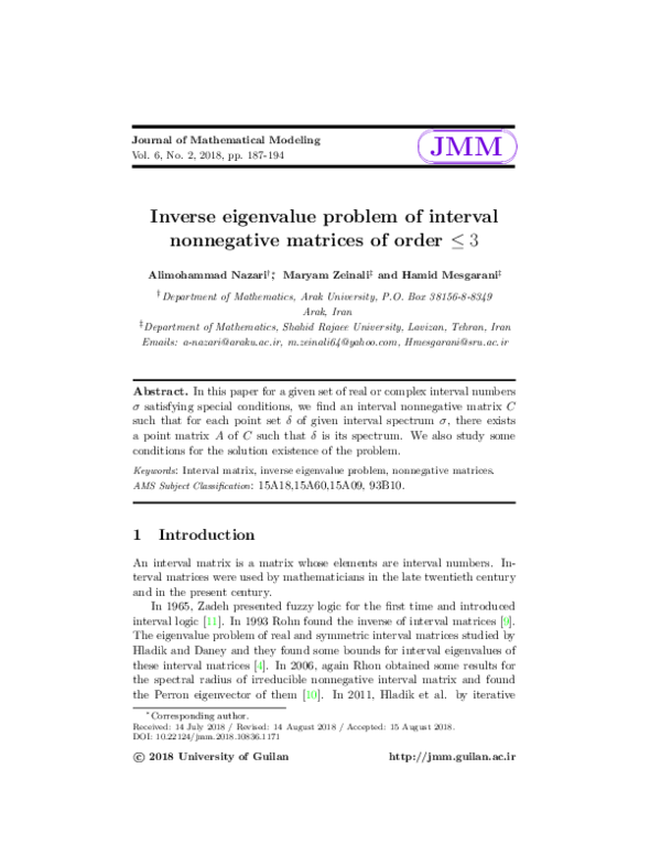 Inverse eigenvalue problem of interval nonnegative matrices of order ≤ 3