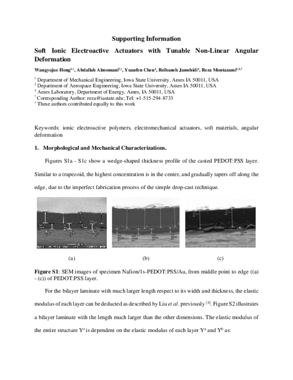 (PDF) Supporting Information Soft Ionic Electroactive Actuators with Tunable Non-Linear Angular ...