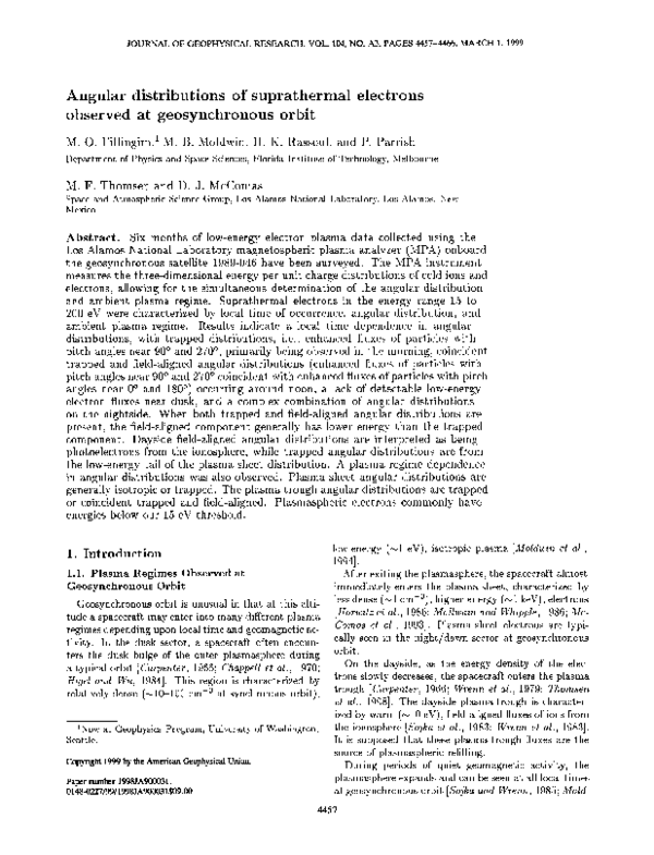 (PDF) Six months of low-energy electron plasma data collected using the ...