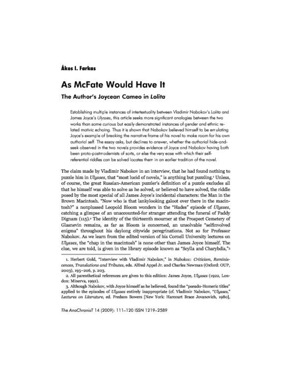 (PDF) As McFate Would Have It