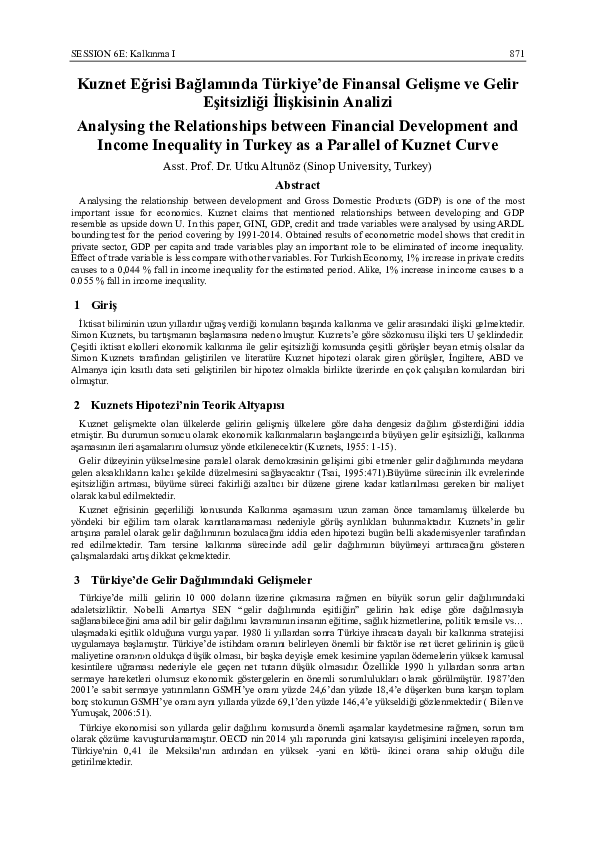 (PDF) Analysing the Relationships between Financial Development and ...