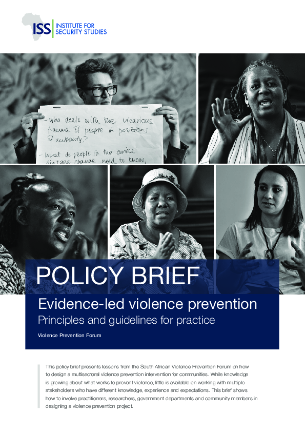 (PDF) Evidence-led Violence Prevention: Principles and Guidelines for ...