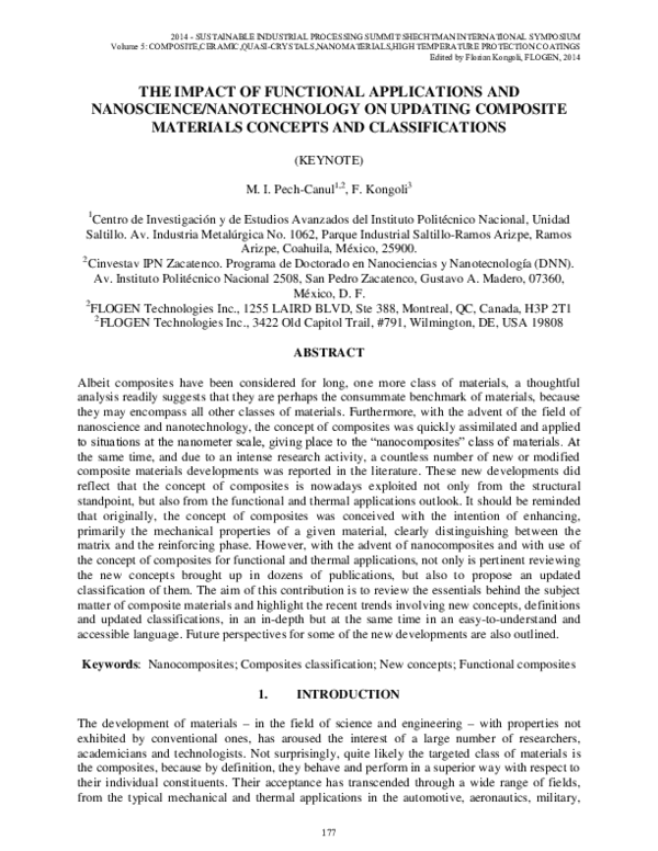 (PDF) The Impact of Functional Applications and Nanoscience ...