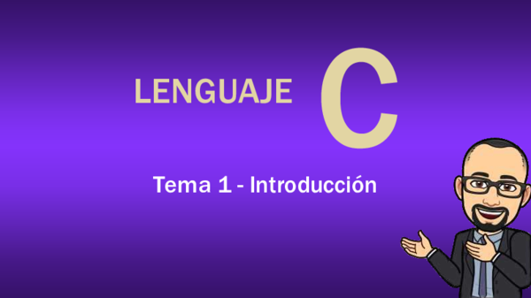 (PDF) Lenguaje C Tema 1 - Introducción al Lenguaje C | Prof Matias Garcia - Academia.edu