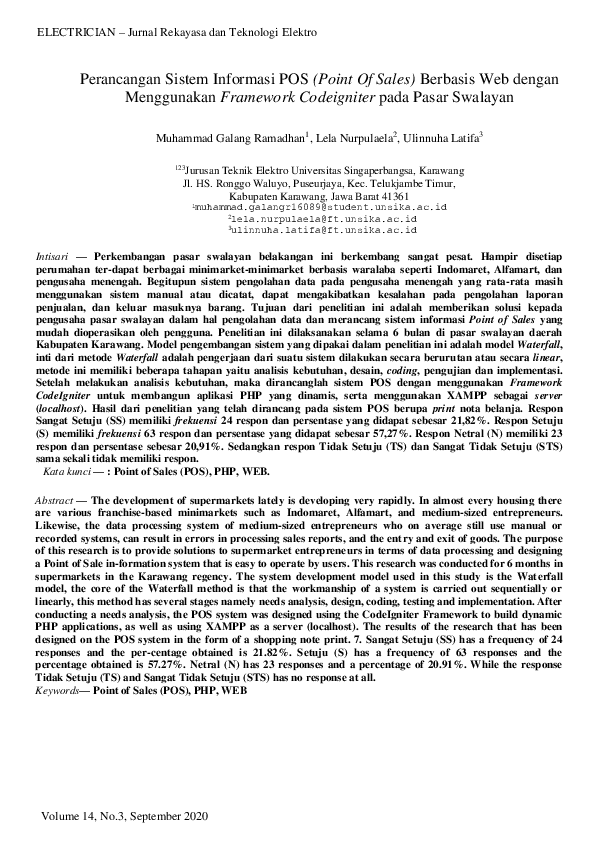 (PDF) Perancangan Sistem Informasi Pos (Point of Sales) Berbasis Web ...
