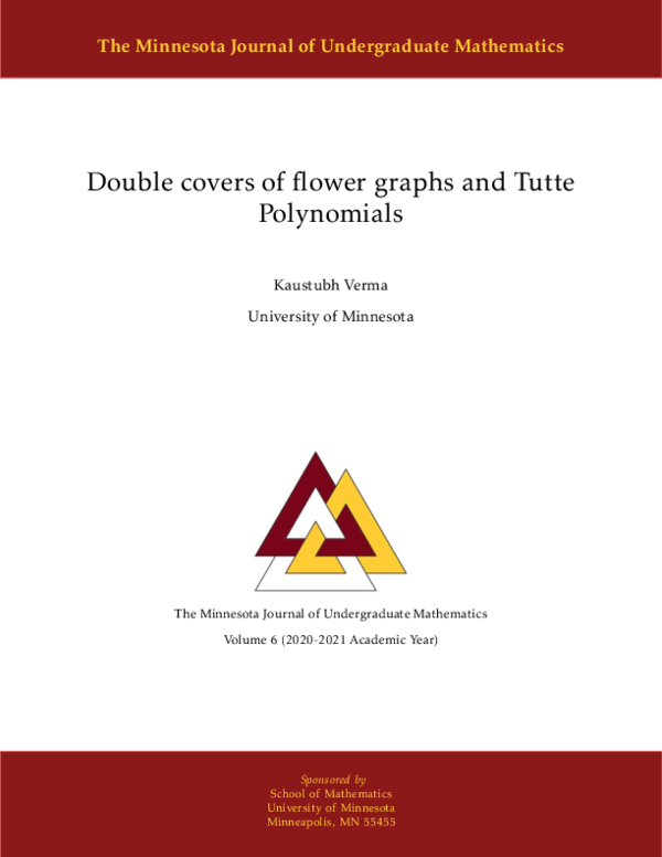 (PDF) Double covers of flower graphs and Tutte Polynomials