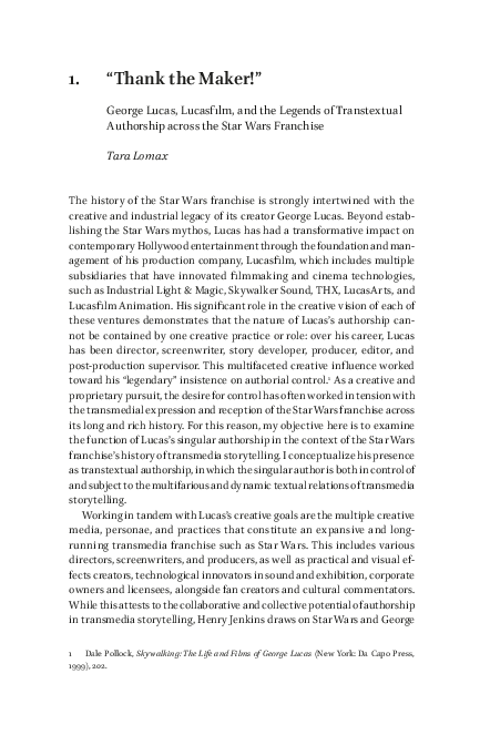 (PDF) 1. “Thank the Maker!”