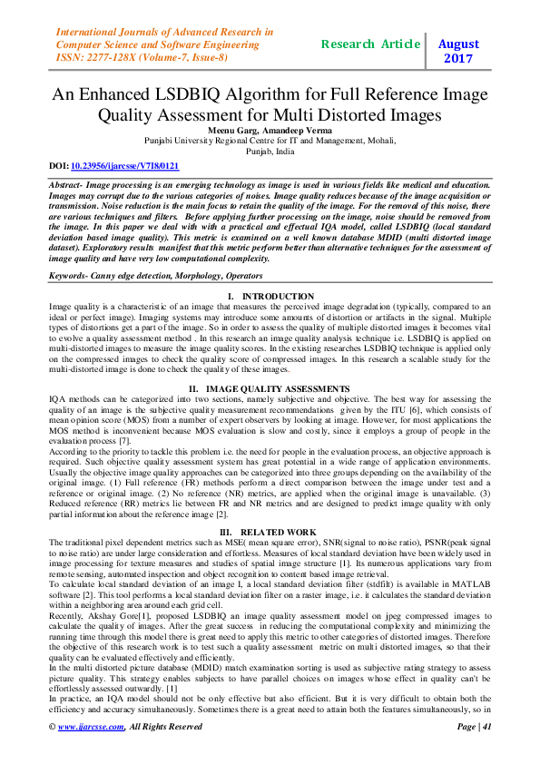 (PDF) An Enhanced LSDBIQ Algorithm for Full Reference Image Quality Assessment for Multi ...