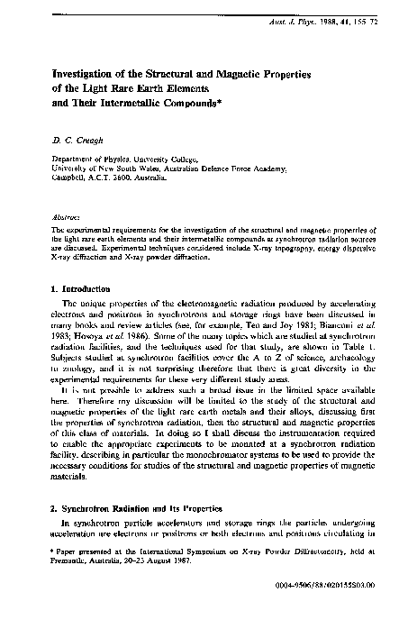 (PDF) Investigation of structural and magnetic properties of nanoscale ...