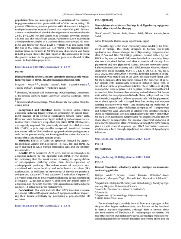 (PDF) New epidermal and dermal findings in vitiligo during ...