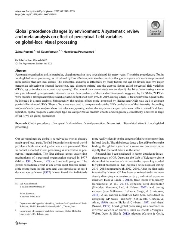 (PDF) Global precedence changes by environment: A systematic review and meta-analysis on effect ...