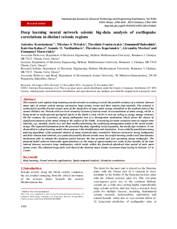 (PDF) Deep learning neural network seismic big-data analysis of ...
