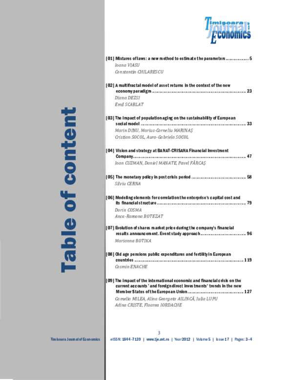 (PDF) A Multifractal Model of Asset Returns in the Context of the New ...