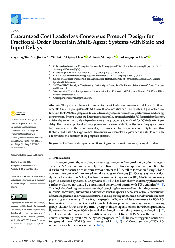 Pdf Cost Effective Consensus For Delayed Multi Agents