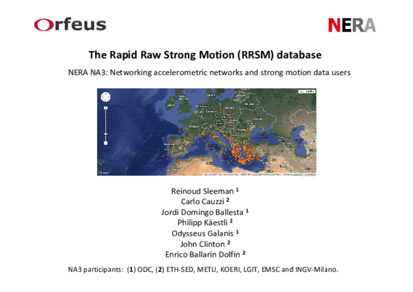 (PDF) The Rapid Raw Strong Motion (RRSM) Database
