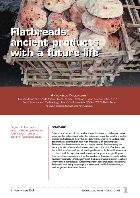 (PDF) Flatbreads: ancient products with a future life