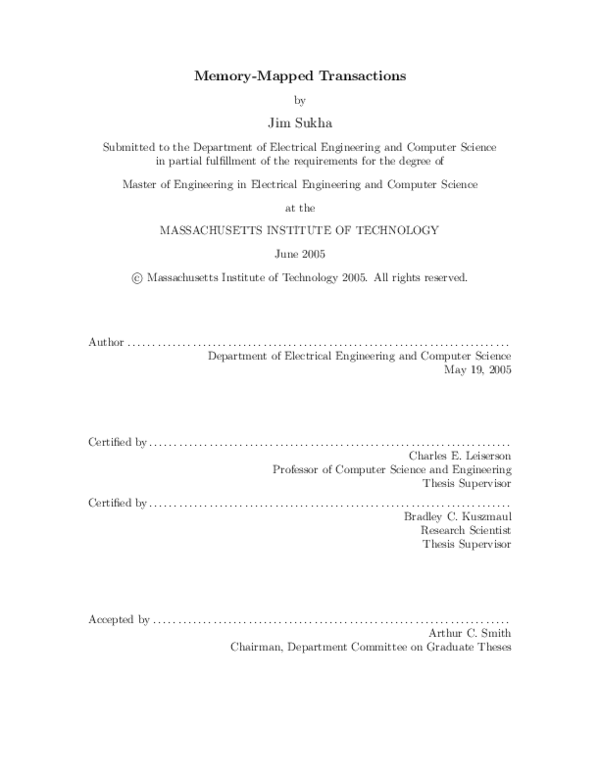 (PDF) A Durable Memory Machine