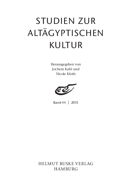(PDF) The Asyut Project: Eleventh Season of Fieldwork (2014), 103-161